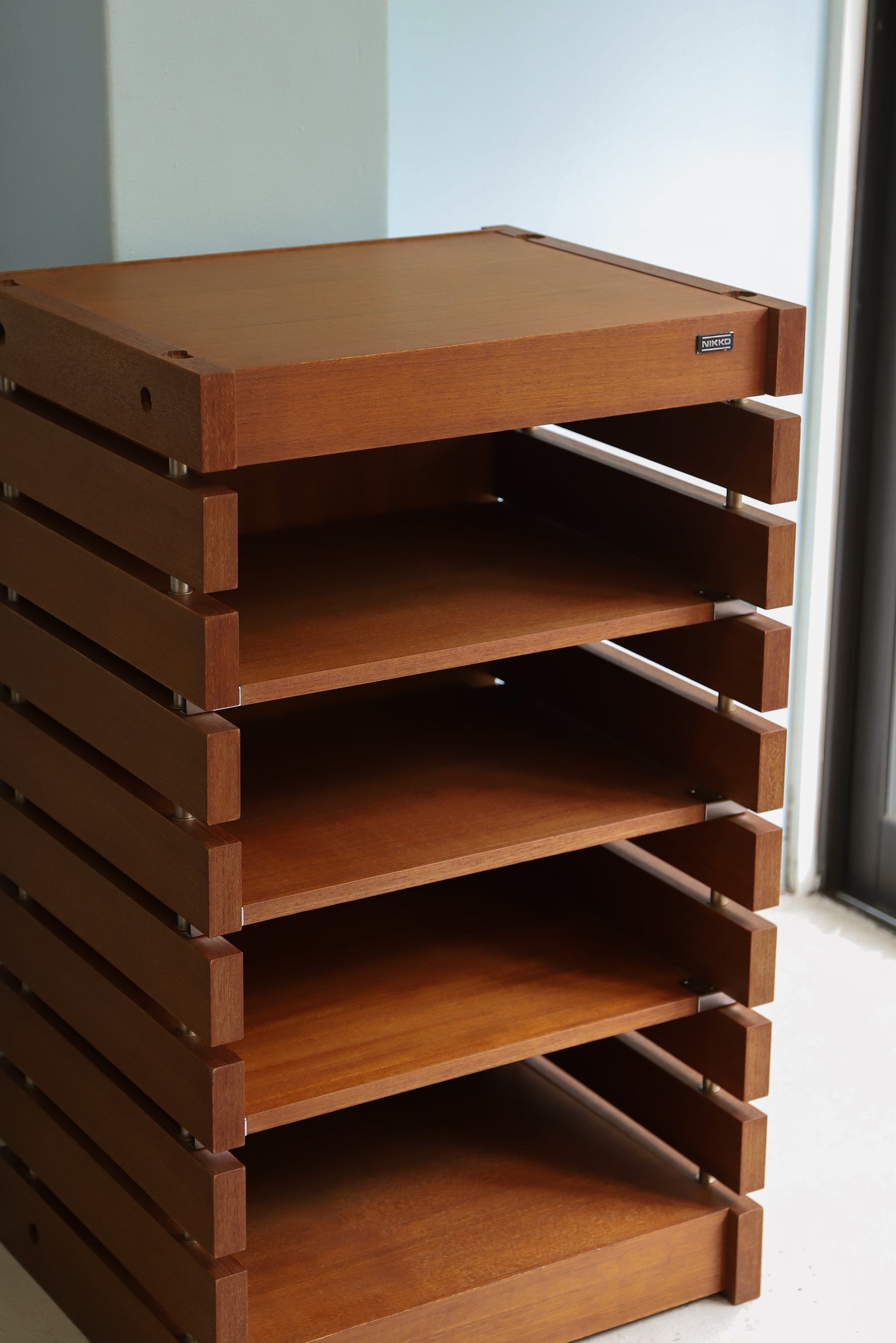 ジャパンヴィンテージ オーディオラック 日幸電機製作所 レトロモダン/Japanese Vintage NIKKO Audio Rack ...