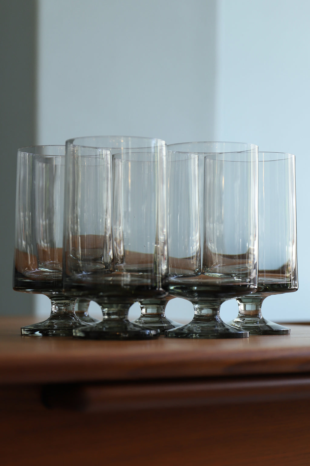 ホルムガード スタブ グラス スモーク 北欧ヴィンテージ食器/Holmegaard Stub Glass Smoke – FURUICHI/古一