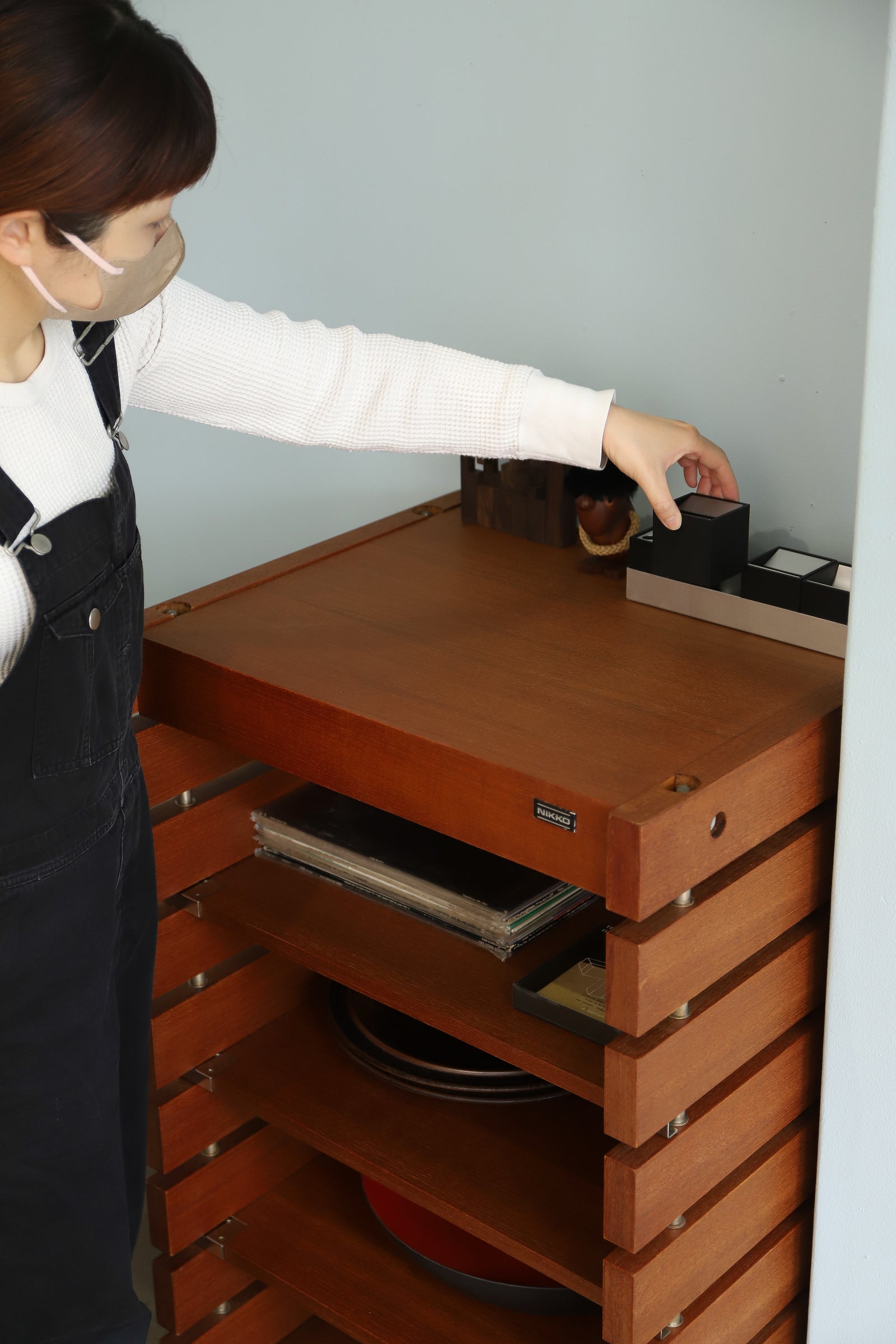 ジャパンヴィンテージ オーディオラック 日幸電機製作所 レトロモダン/Japanese Vintage NIKKO Audio Rack ...