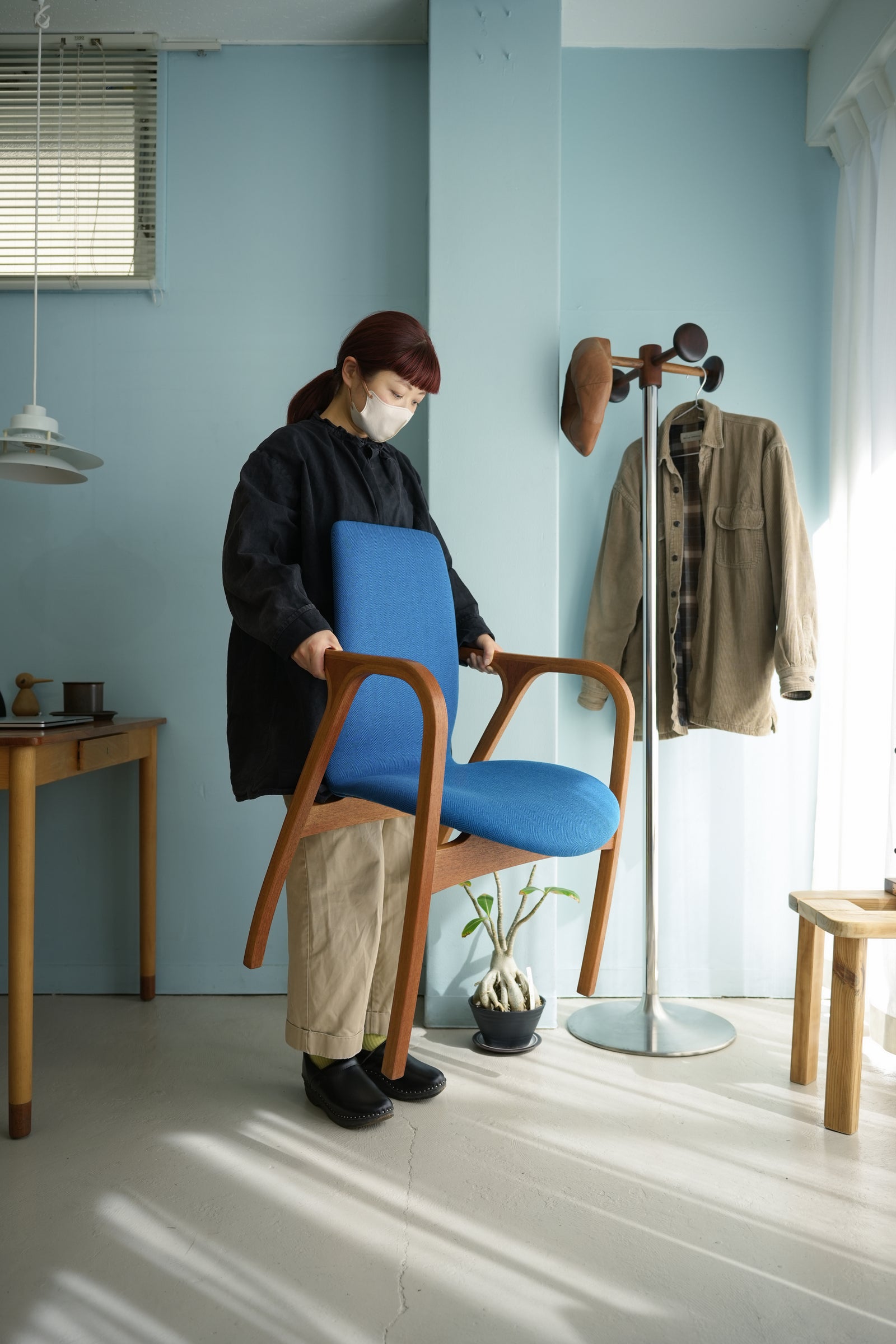 アントラー アームチェア 天童木工 ジャパニーズモダン チーク材 プライウッド/Antler Arm Chair Tendo Teakwood ...